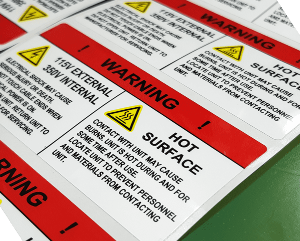 Industrial & Safety Labels - Orion Labels
